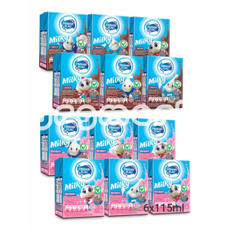 Jual FRISIAN FLAG SUSU BENDERA UHT KIDS 115ML ISI 6X115ML | Shopee ...