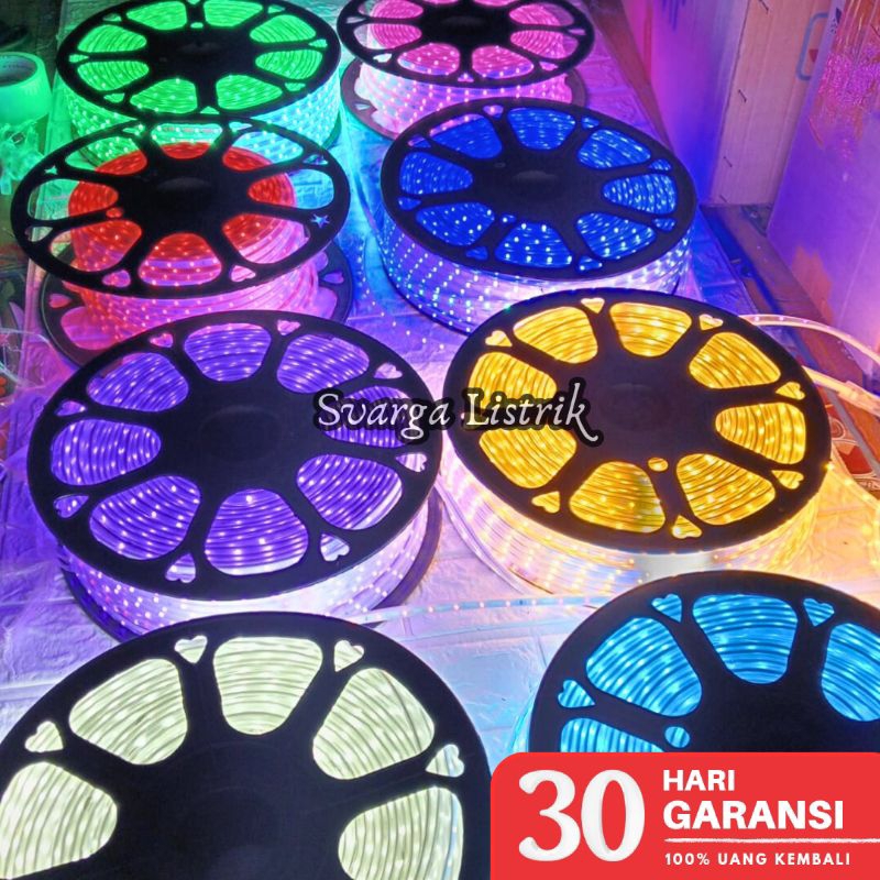 Jual PROMO Lampu Led Strip 100M/1 roll Waterproof | Lampu selang Lampu ...