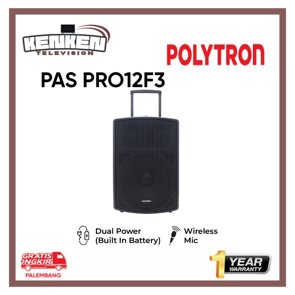 Jual MEETING SPEAKER POLYTRON PAS PRO12F3 PAS PRO 12F3 /PAS PRO 15F3 ...