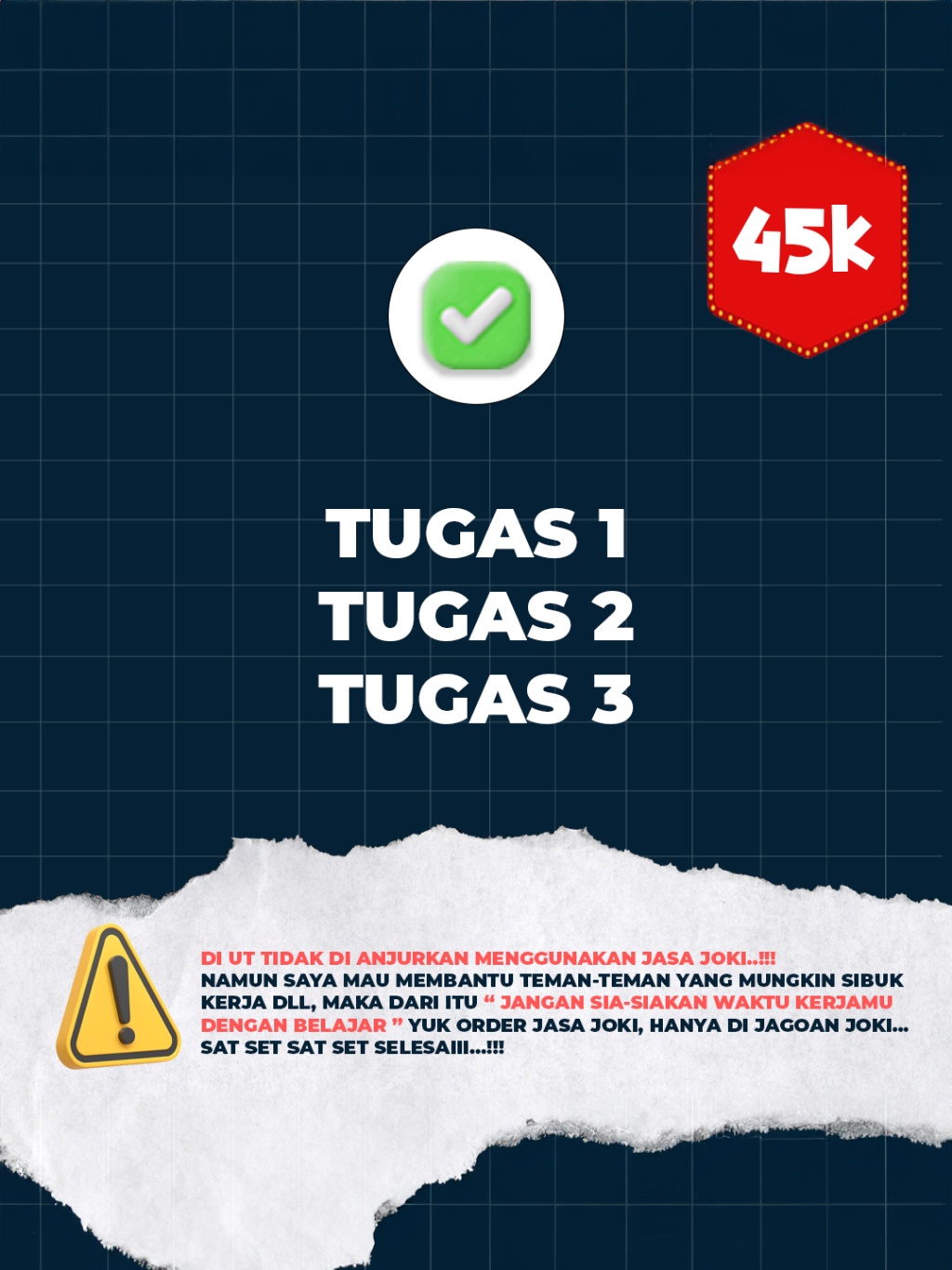 Jual Bantu Tugas UT - Universitas Terbuka | Shopee Indonesia