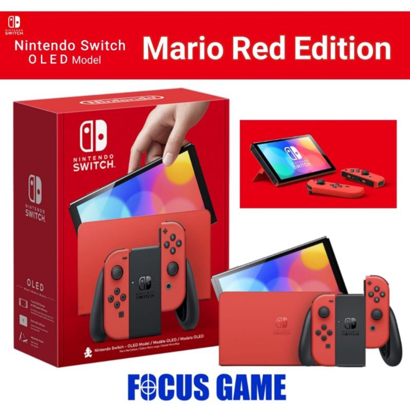 Jual Nintendo Switch Oled Red Console Merah Limited edition | Shopee ...