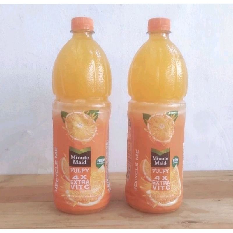 Jual Pulpy ORANGE Minute Maid 4x Extra Vitamin C 1000ml | Shopee Indonesia