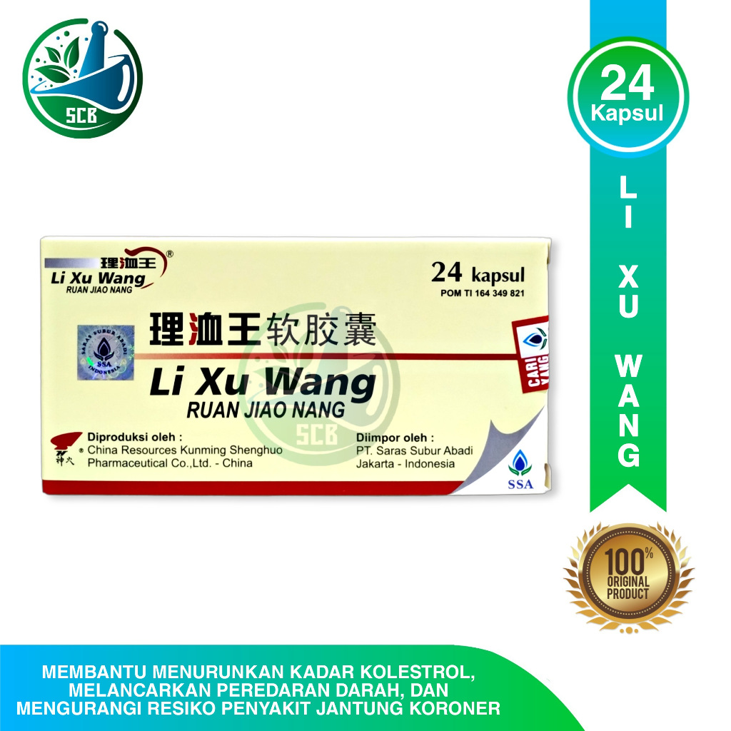 Jual Li Xu Wang Soft Kapsul ( Obat stroke Dan kolesterol ) Lembaran ...