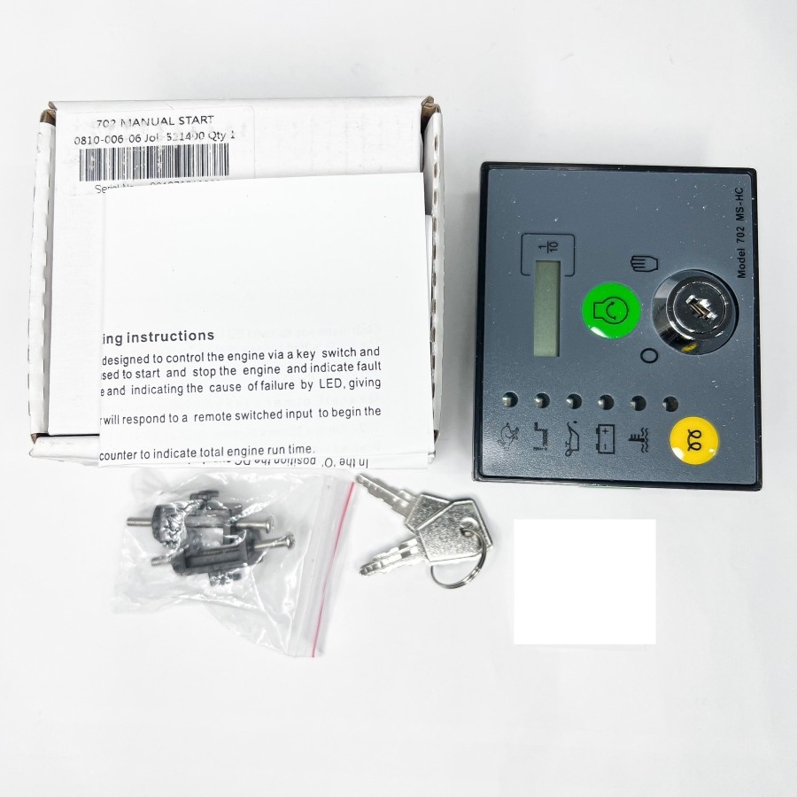 Jual Generator Controller Model DSE702 Manual Start Kunci | Shopee ...