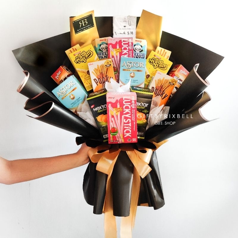 Jual RB Snack Bouquet (Buket snack, coklat, wisuda, buket sempro ...