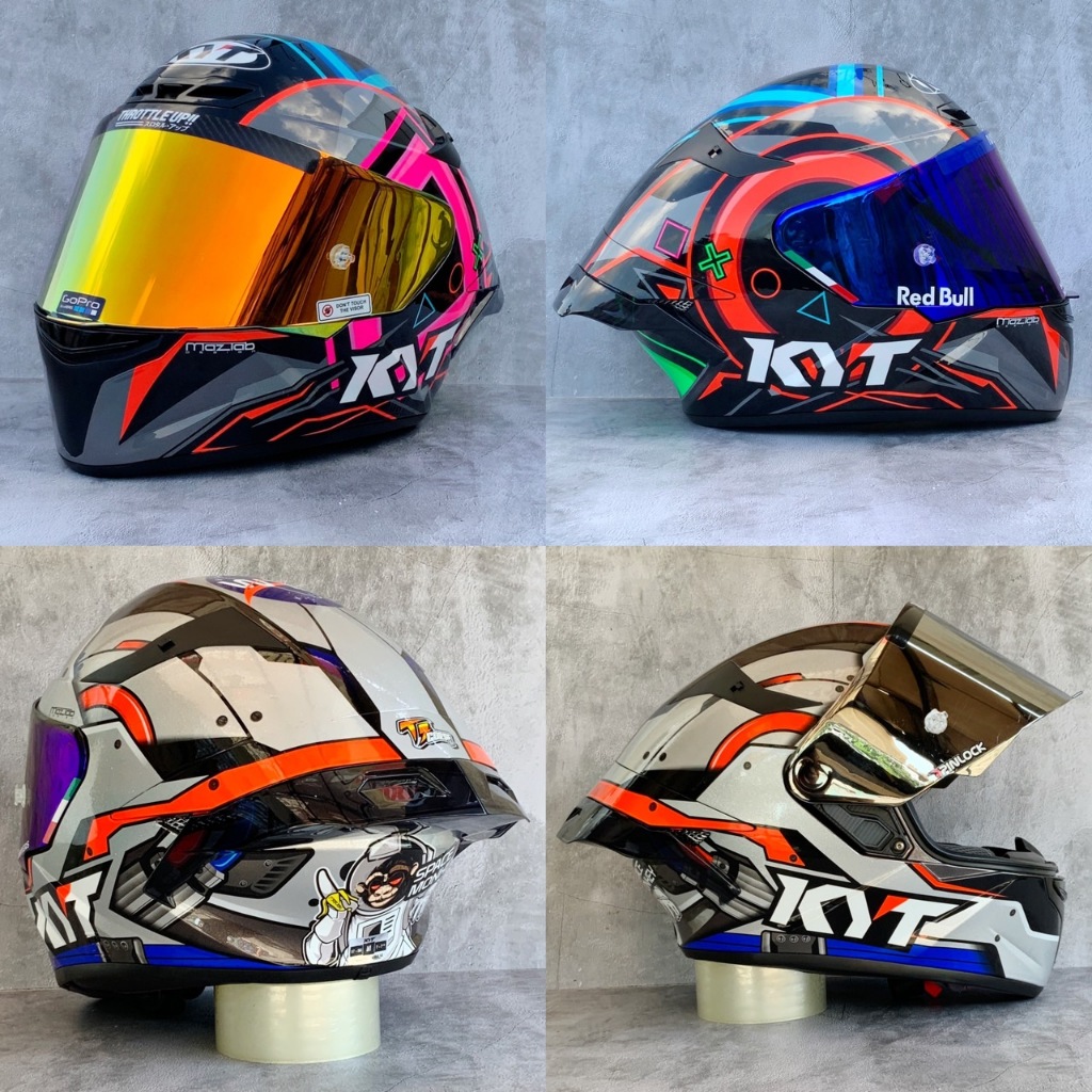 Jual HELM KYT TT-COURSE MOTIF RATTHAPARK PLAY REPLICA / RATTHAPARK 2022 SPACE MONKEY REPLICA ...