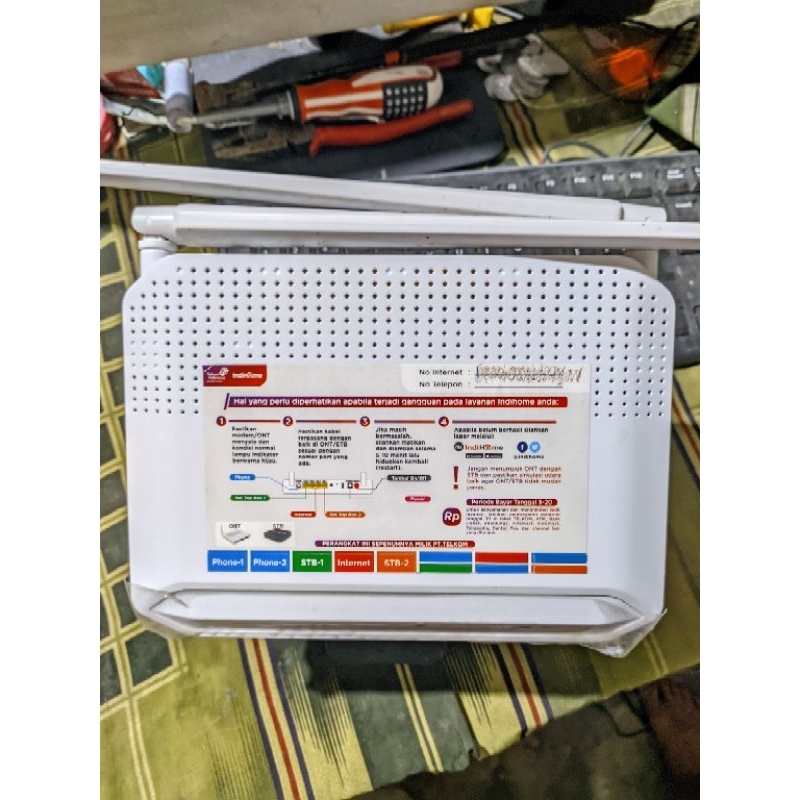 Jual Router dual band Fiberhome HG6145F port biru bekas pemakaian ...