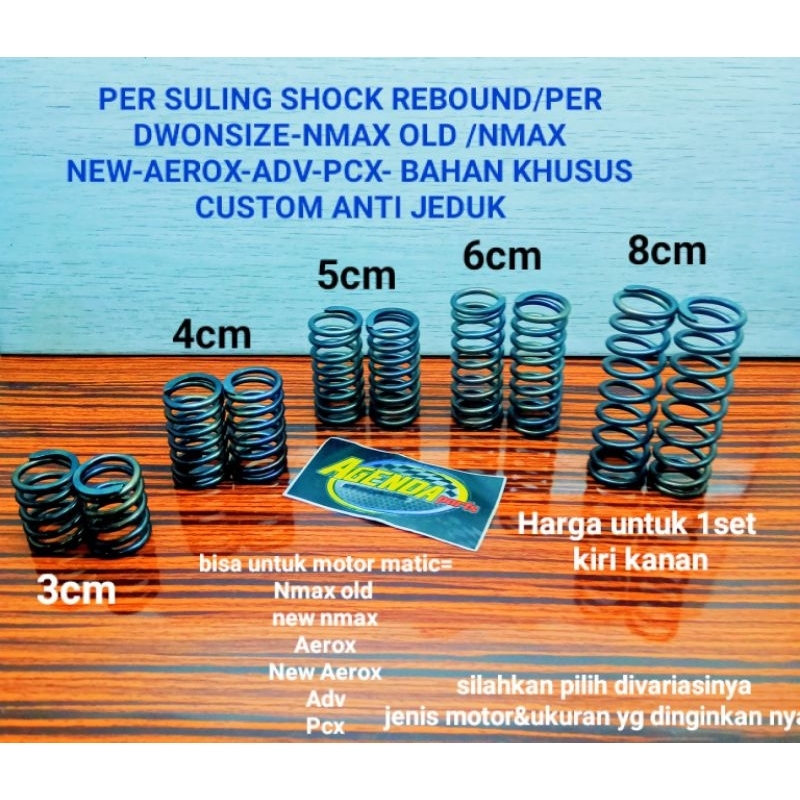 Jual PER SULING SHOCK REBOUND/PER DOWNSIZE-NMAX OLD /NMAX NEW-AEROX ...