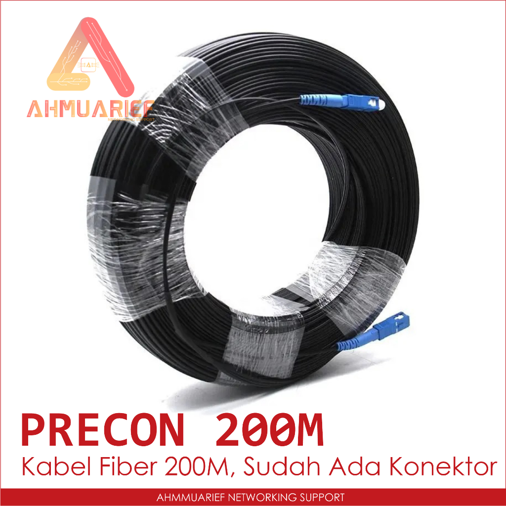 Jual KABEL PRECON 200M 200 M METER FIBER OPTIK CABLE DROPCORE SM 1 CORE ...