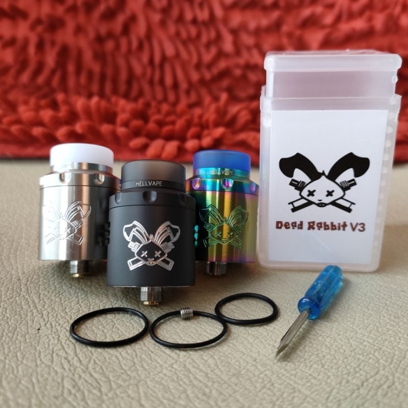 Jual DEAD RABBIT V3 RDA 24MM HIGHCLONE | Shopee Indonesia