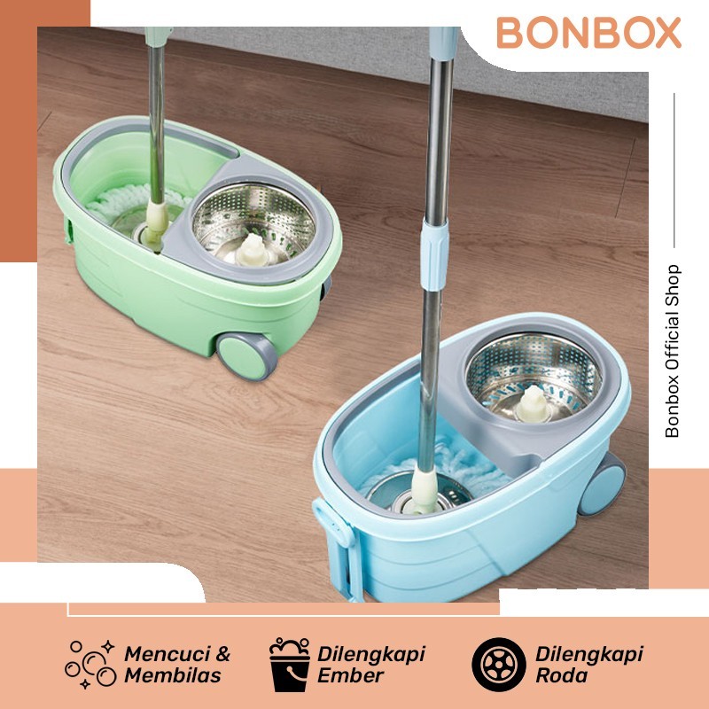 Jual ALAT PEL BONBOX BCT211104 Ember Spin Mop Mencuci dan Membilas 2 in ...