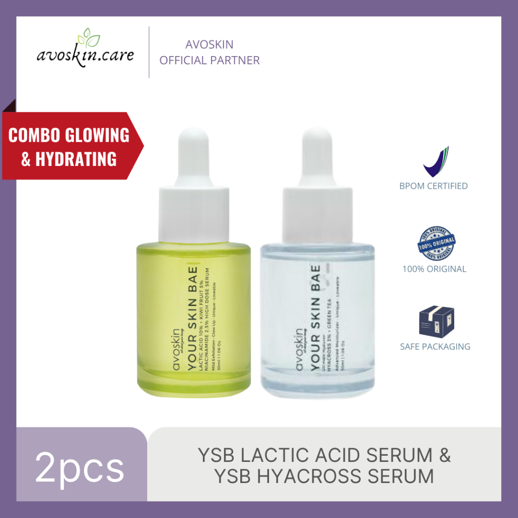 Jual Avoskin YSB Lactic Acid 10% + Kiwi Fruit Serum Special Bundling ...