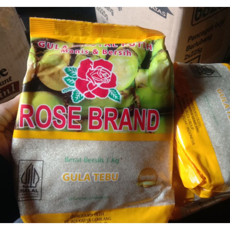 Jual gula pasir rose brand kemasan 1kg | Shopee Indonesia