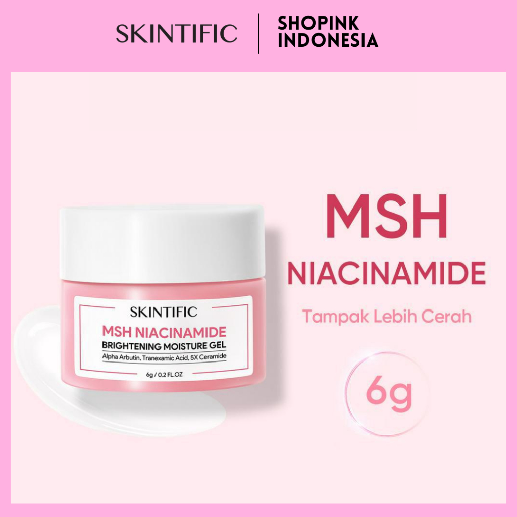 Jual [SHOPINK] Tasya Farasya Approved | SKINTIFIC Glowing Moisturizer Day & Night Cream Moisture ...
