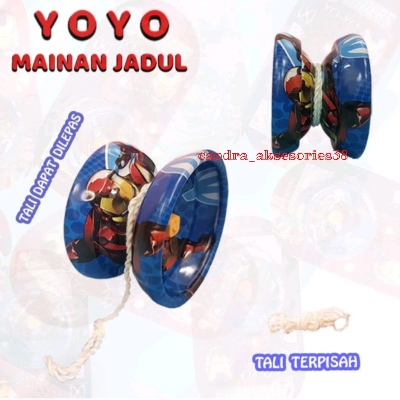 Jual Mainan Anak Yoyo Karakter Avenger Mainan Yo-yo Untuk Anak Edukasi ...