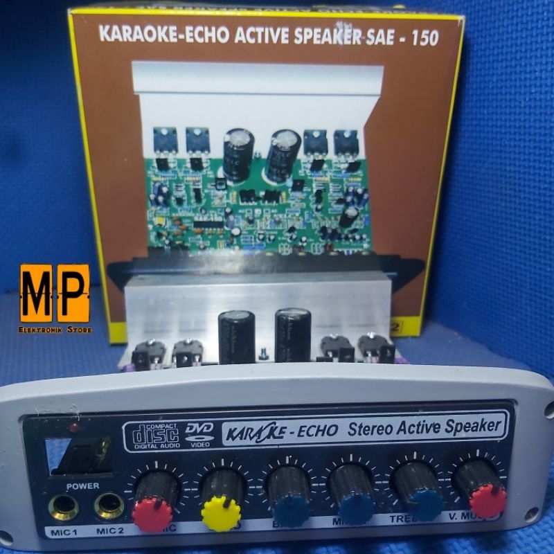 Jual Kit modul tone control speaker aktif stereo karaoke echo mix SAE 150 NELC N-242 | Shopee ...