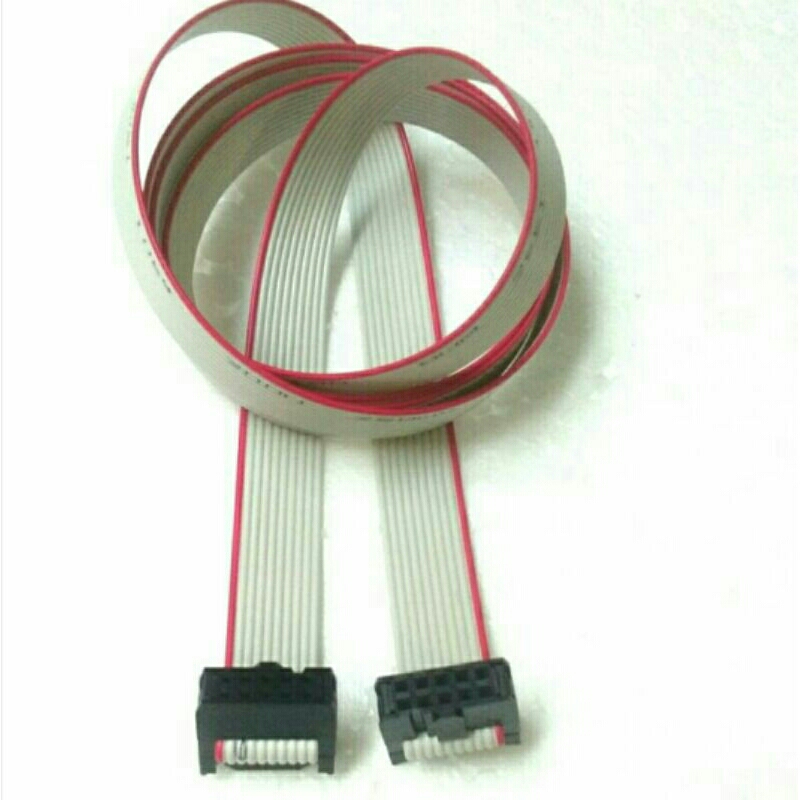 Jual 1 Meter Cable Data 10pin 10 pin Flat Cable + IDC Socket 10p Female ...