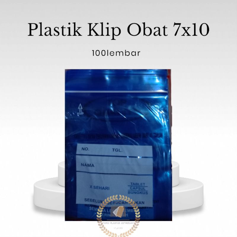 Jual Plastik Klip Obat Biru 7x10 15x10 8,7x13 | Shopee Indonesia