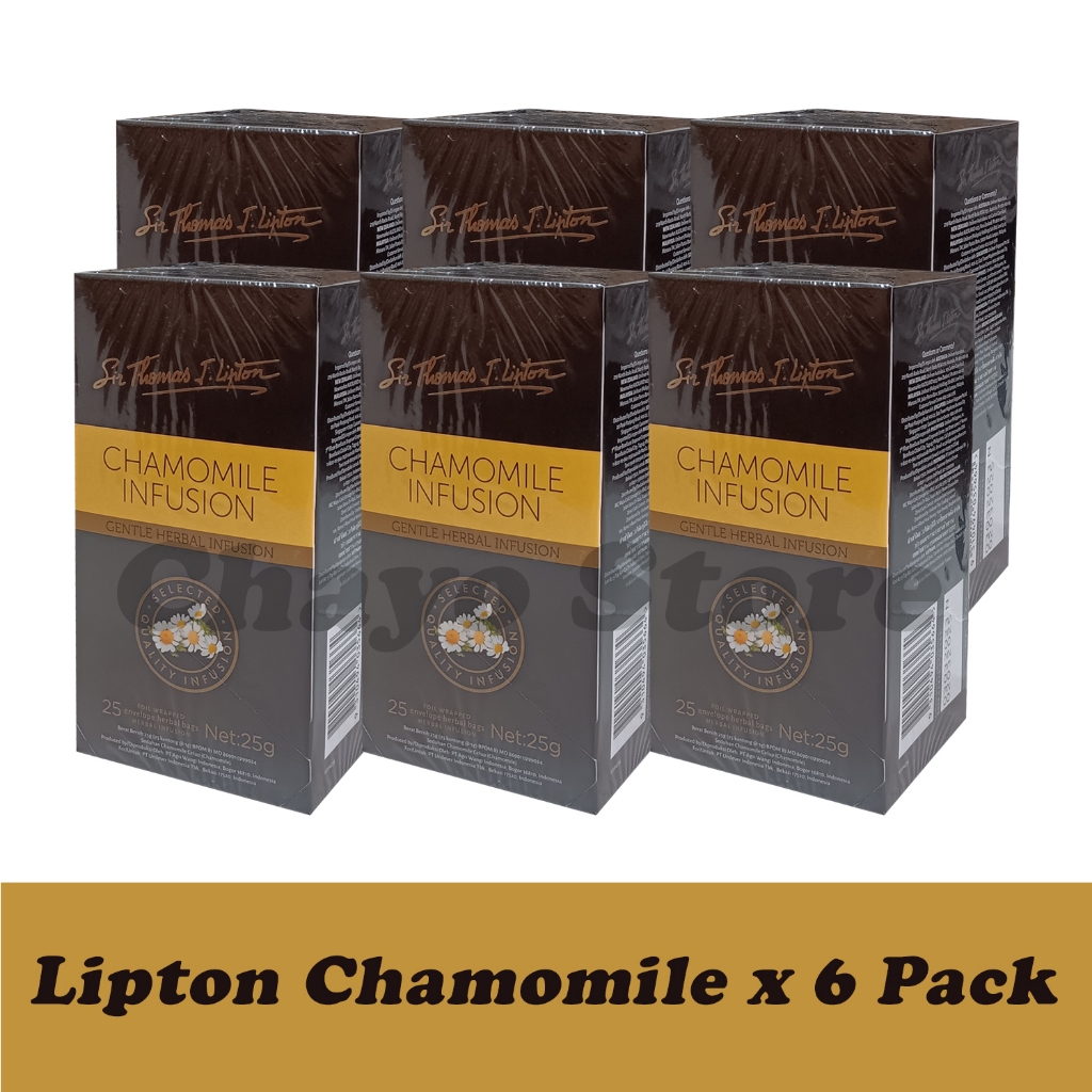 Jual Lipton Chamomile Tea Sir Thomas J Lipton Teh Chamomile Infusion 6 ...