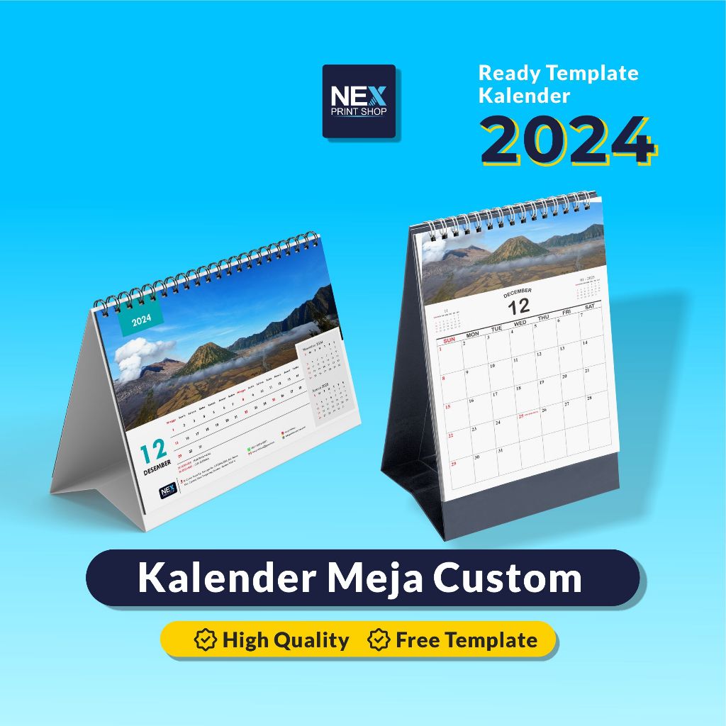 Jual Cetak Kalender Meja / Duduk Custom | Shopee Indonesia