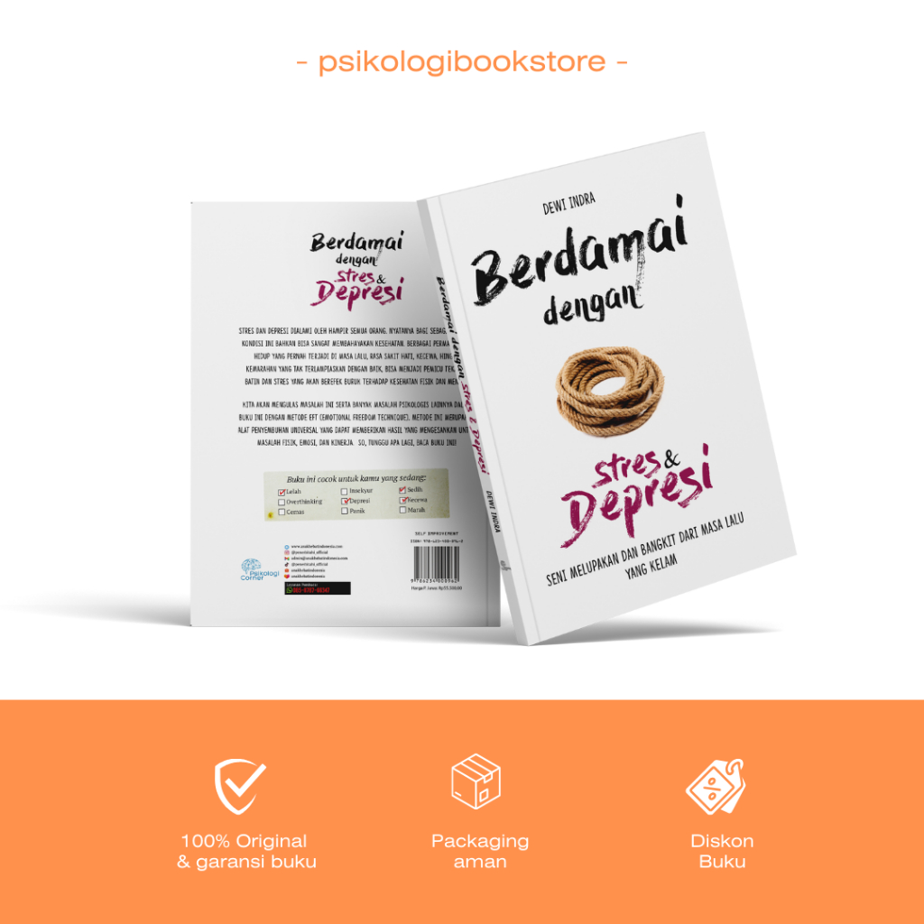 Jual Buku Berdamai Dengan Stres & Depresi: Seni Melupakan dan Bangkit Dari Masa Lalu Yang Kelam ...