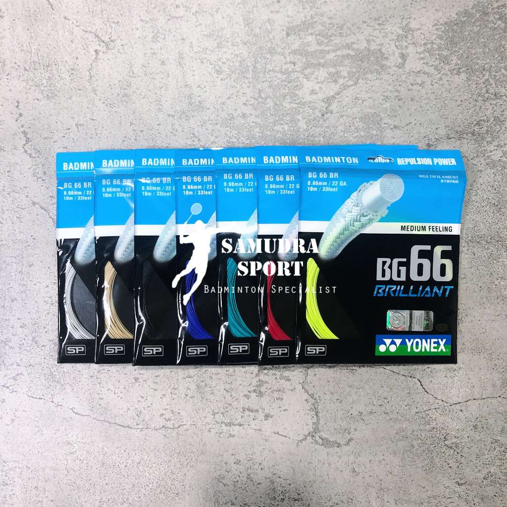 Jual Senar Raket Badminton Yonex BG 66 Brilliant / BG 66 BR | Shopee ...