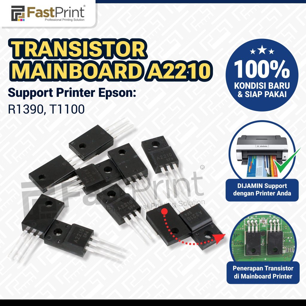 Jual Transistor A2210 Spare Part Original Printer Epson T1100 R1390 ...