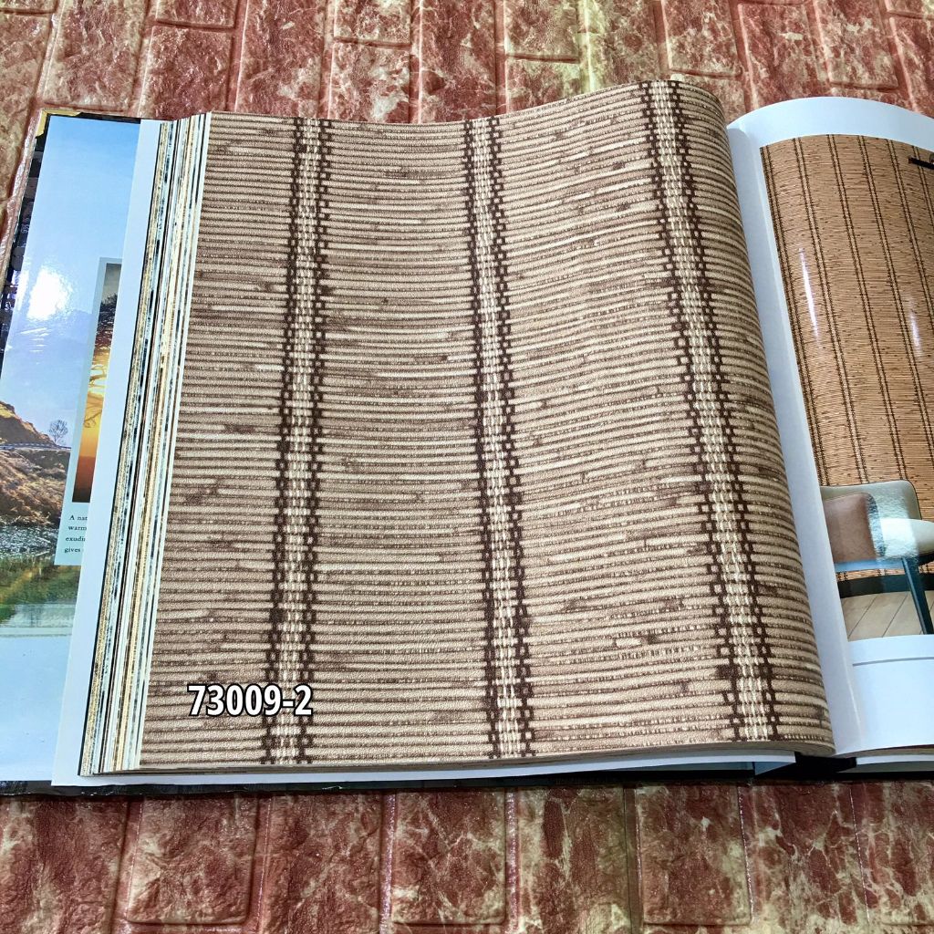 Jual WALLPAPER DINDING BAMBU ROTAN ANYAMAN TIKAR COKLAT D NATURE ...