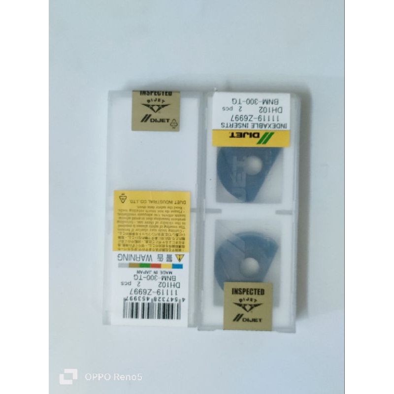 Jual Insert Ballnose DIJET BNM-300-TG 11119-Z6997 DH102 2Pcs MADE IN ...