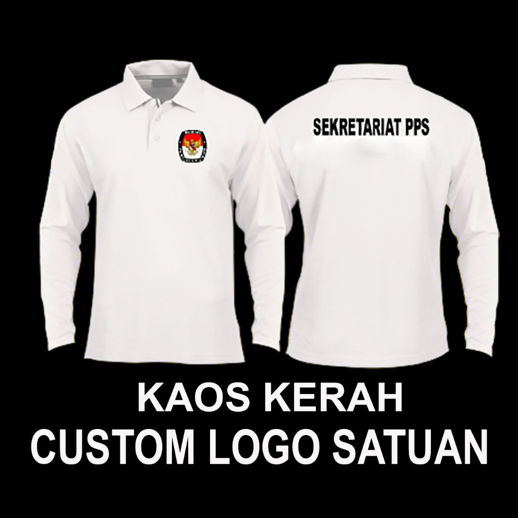 Jual CUSTOM SATUAN Kaos Polo Kerah Shirt Custom Design Logo Sendiri ...