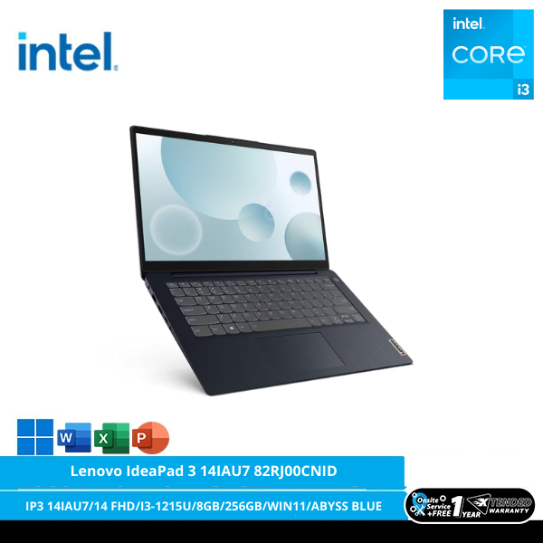 Jual [FREE MOUSE WIRELESS] Lenovo IdeaPad 3 14IAU7 82RJ00CNID [IP3 ...