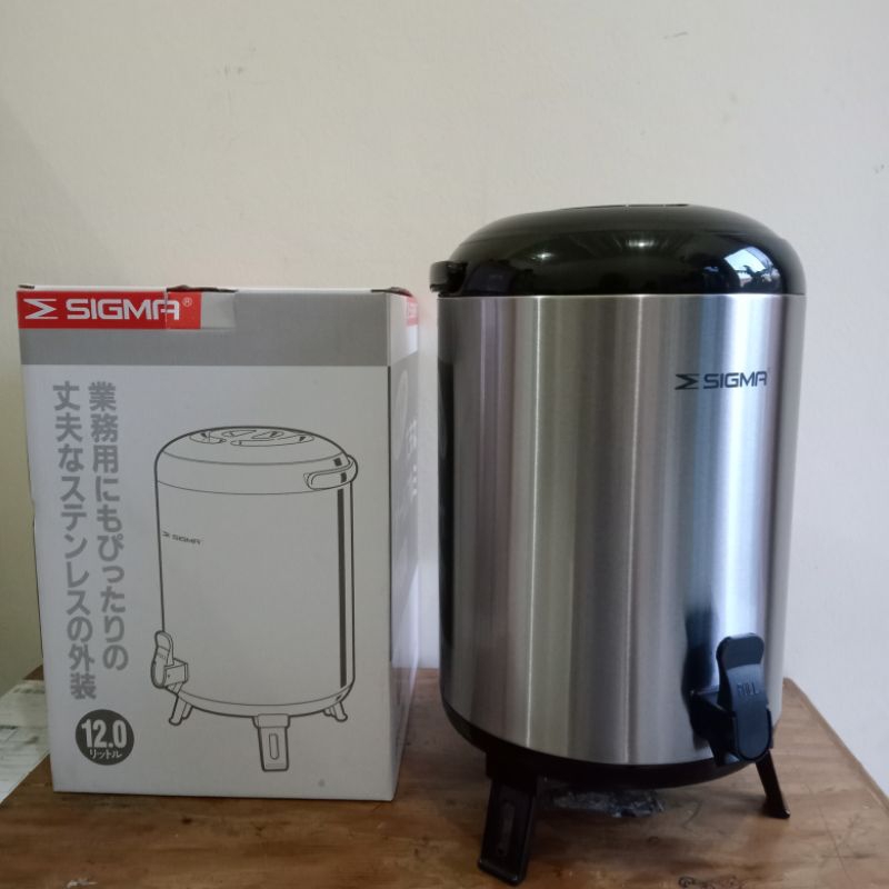 Jual Sigma Termos Air Panas dan Dingin Stainless 12 Liter | Shopee ...