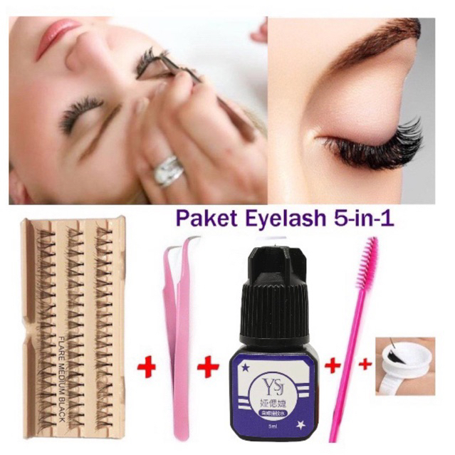 Jual Paket Cantik Eyelash Extension Bulumata Tanam 10ply EXTENSION ...