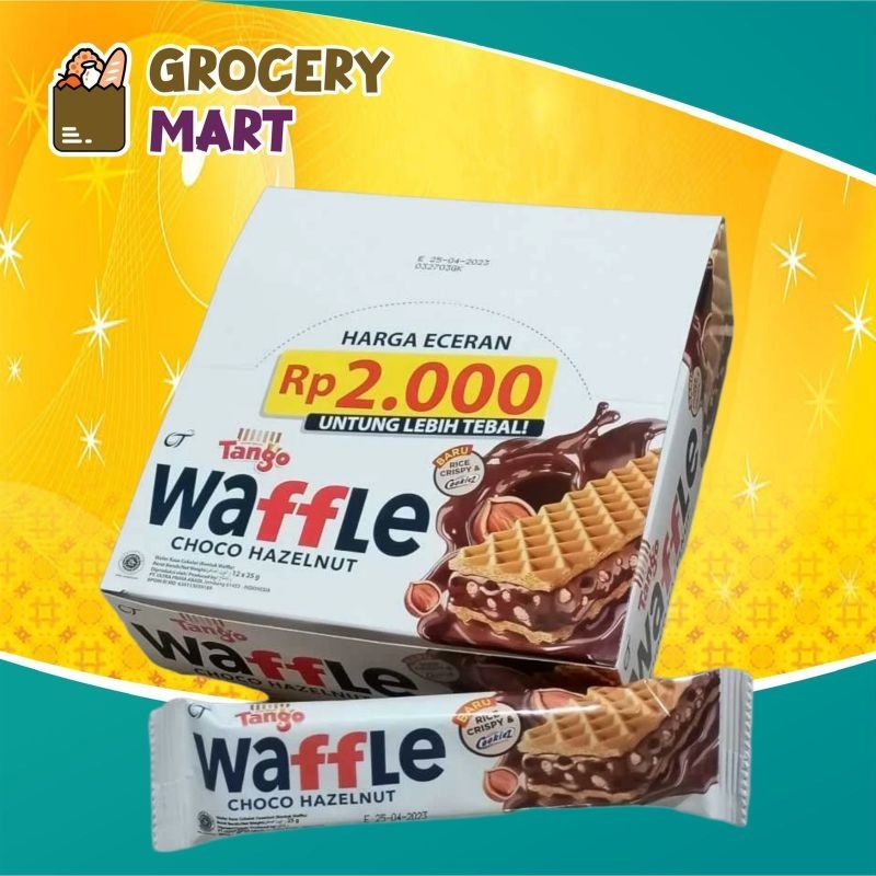 Jual Tango Waffle Choco Hazelnut BOX isi 12pcs | Shopee Indonesia
