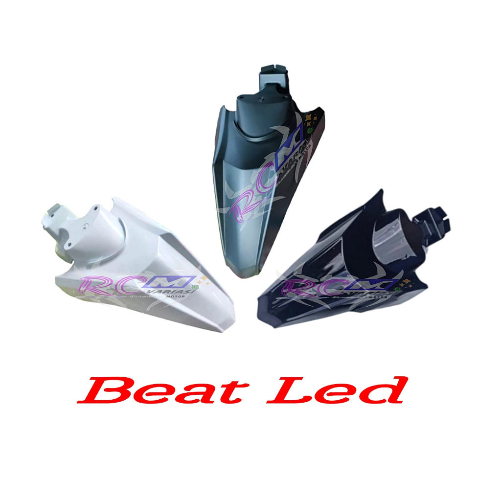 Jual Spakbor depan Honda Beat Led deluxe 2020 2021 2022 2023 2024 hitam ...