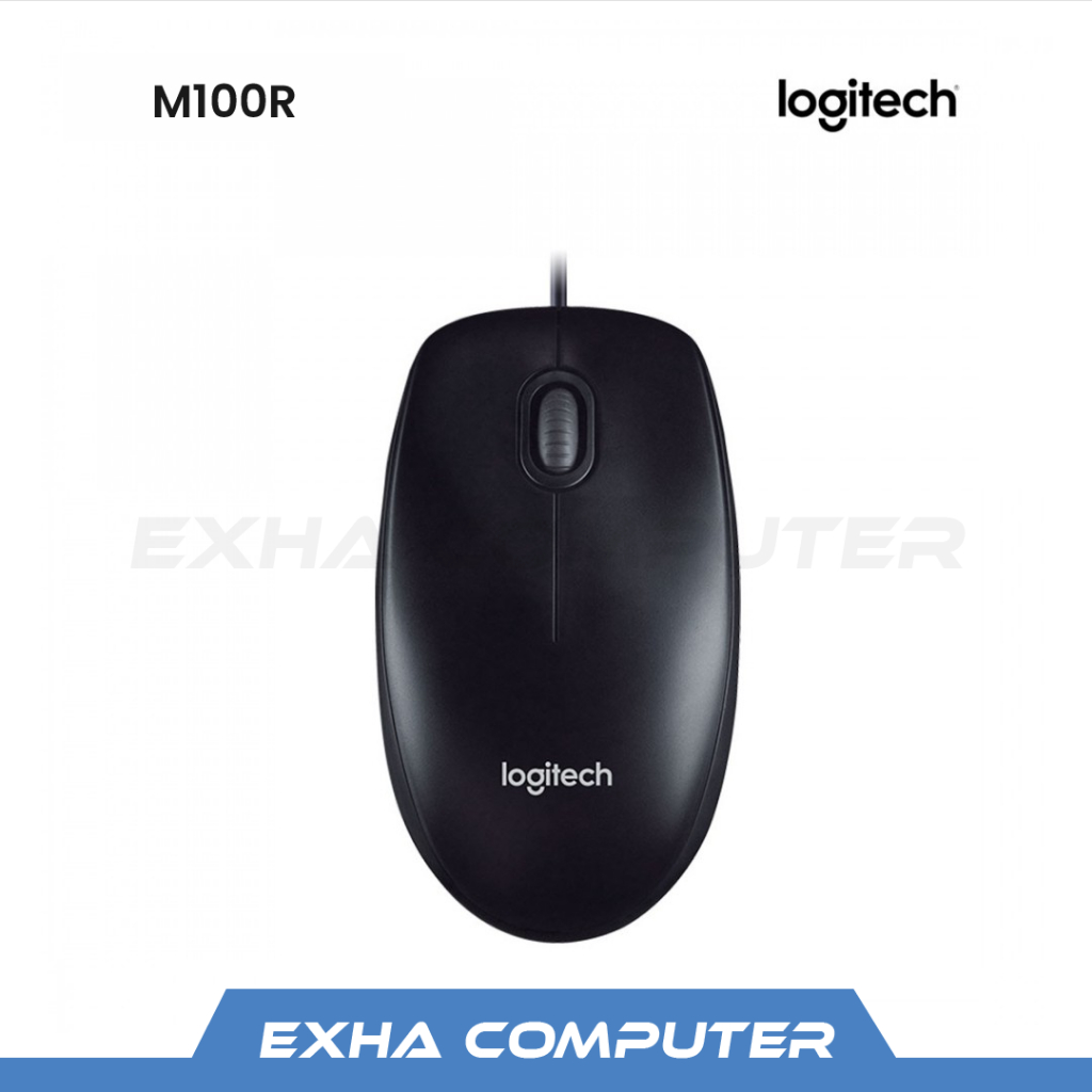Jual Mouse Kabel Logitech M100R 1000DPI 3 Buttons USB Optical | Shopee ...