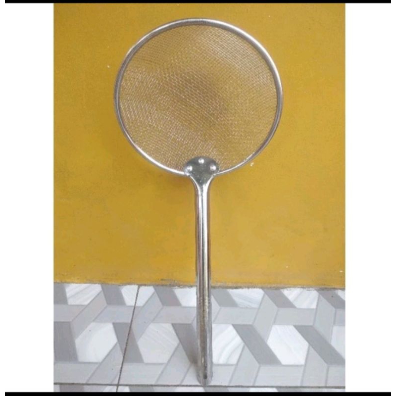 Jual Serokan gorengan stainless /serok parabola UK.20cm | Shopee Indonesia