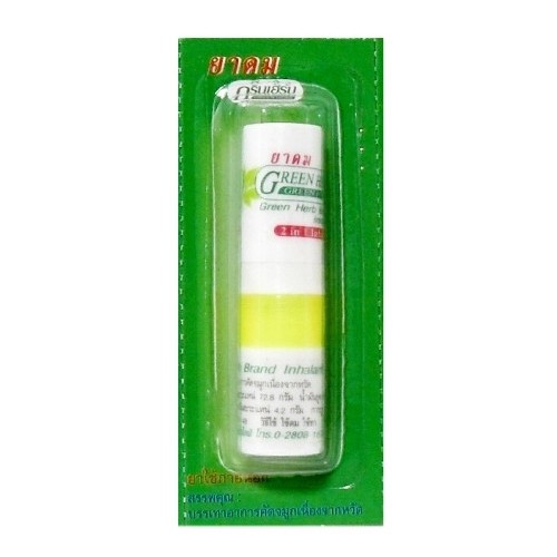 Jual Green Herb 2 Way inhalant (green pack) Inhaler thailand | Shopee ...