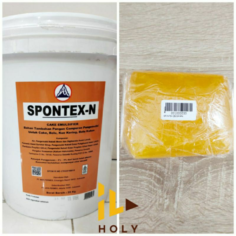 Jual Spontex-N SP (1kg) Repack / SP Pengembang Kue Emulsifier | Shopee ...