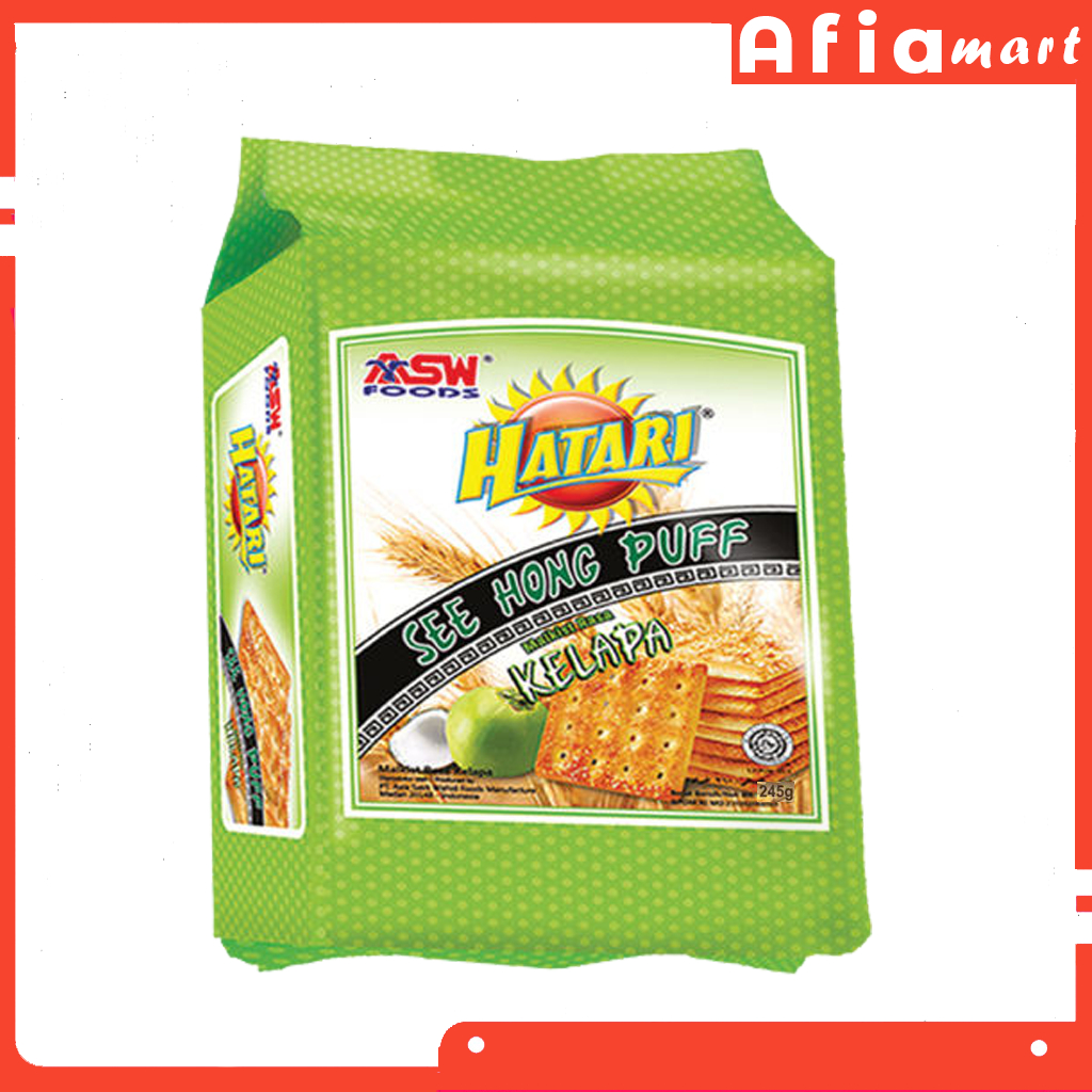 Jual HATARI SEE HONG PUFF KELAPA 245gr | Shopee Indonesia