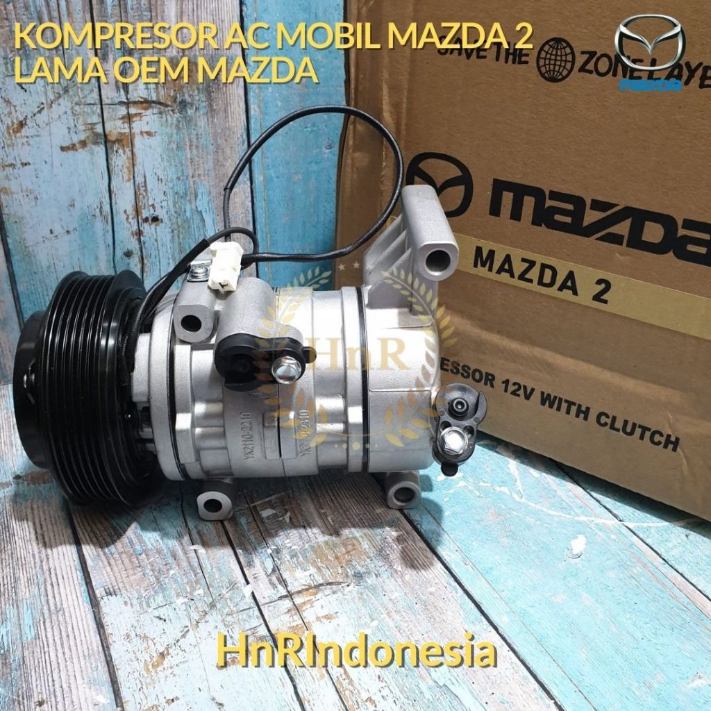Jual Kompresor AC Mobil Mazda 2 Lama Compressor POKKA OEM MAZDA PREMIUM ...