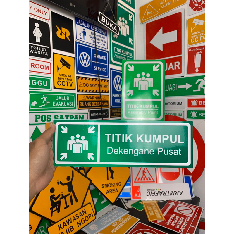 Jual SIGN TITIK KUMPUL WONG MUMET | WONG TULUS | WONG PUSAT 10 x 30CM ...