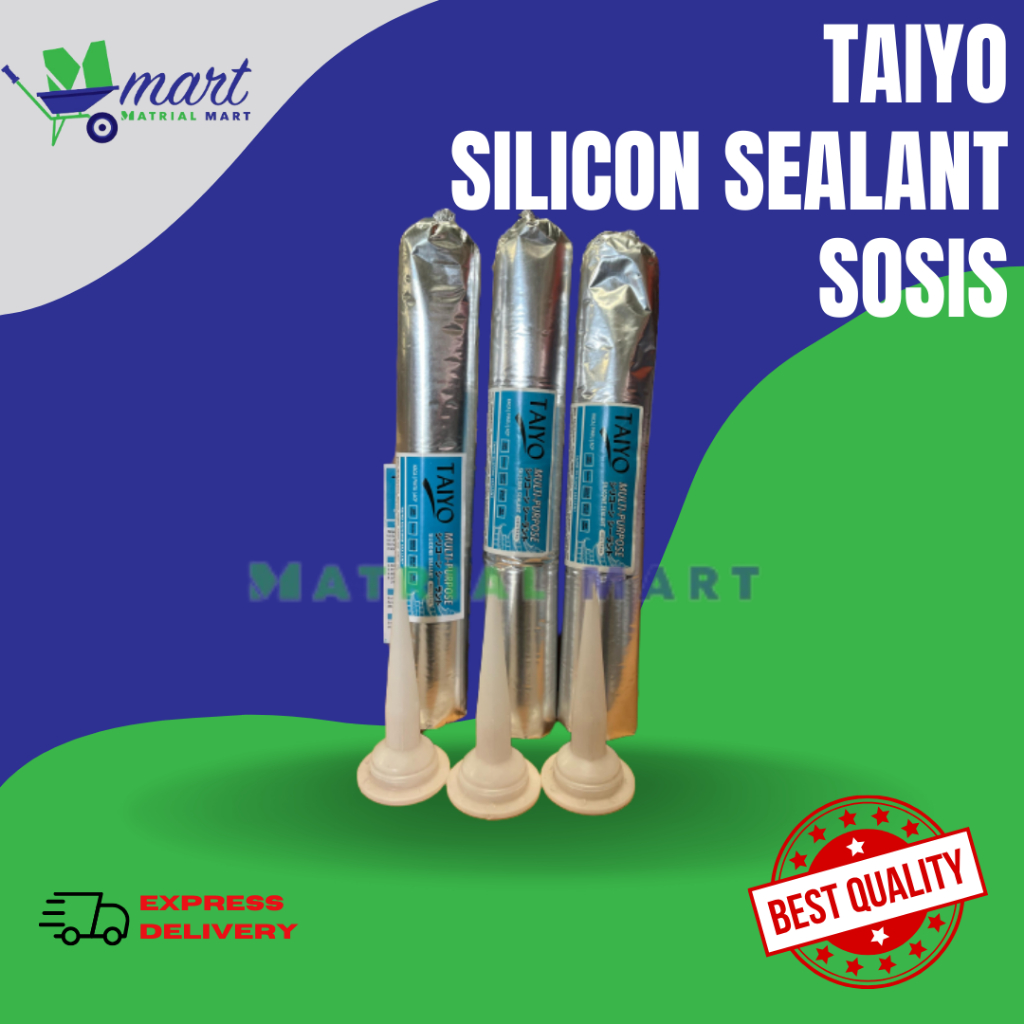Jual Lem Sosis ACP/ Sealant Taiyo Neutral 600ml/ Lem Kaca Alumunium ...