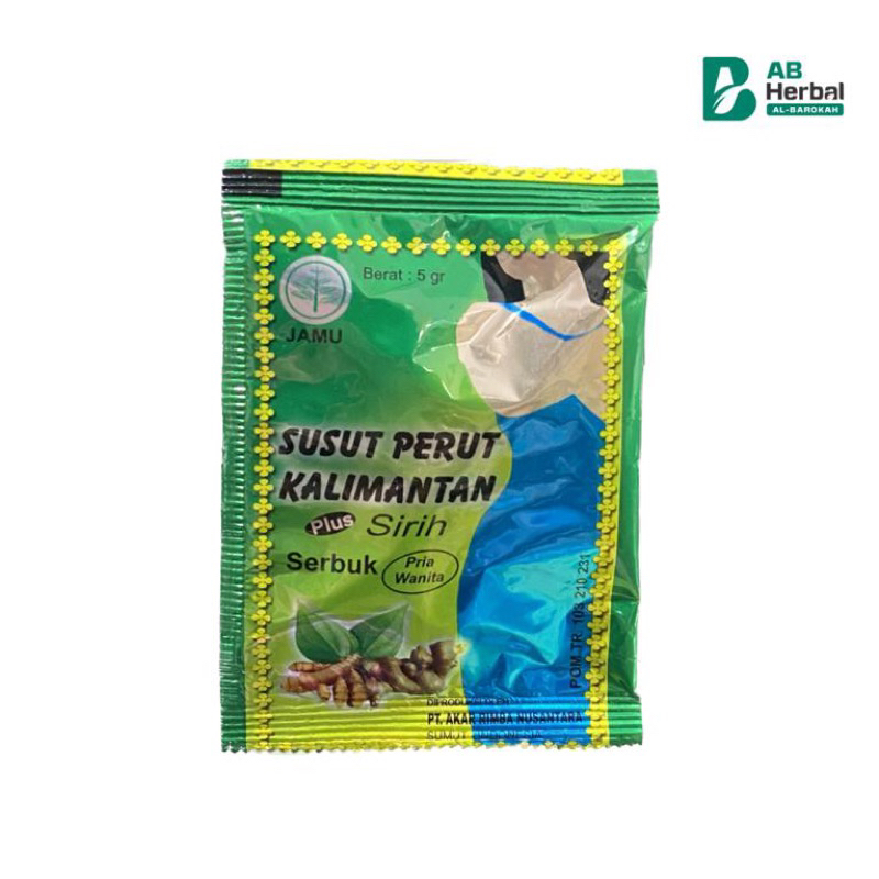 Jual JAMU SUSUT PERUT KALIMANTAN PLUS SIRIH SERBUK (ISI 10 SACHET ...