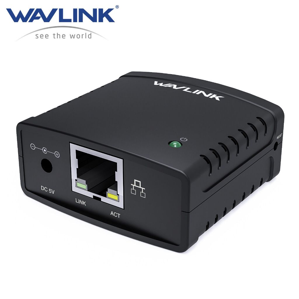 Jual Print Server USB Wavlink 100Mbps Ethernet to USB Sharing Printer ...