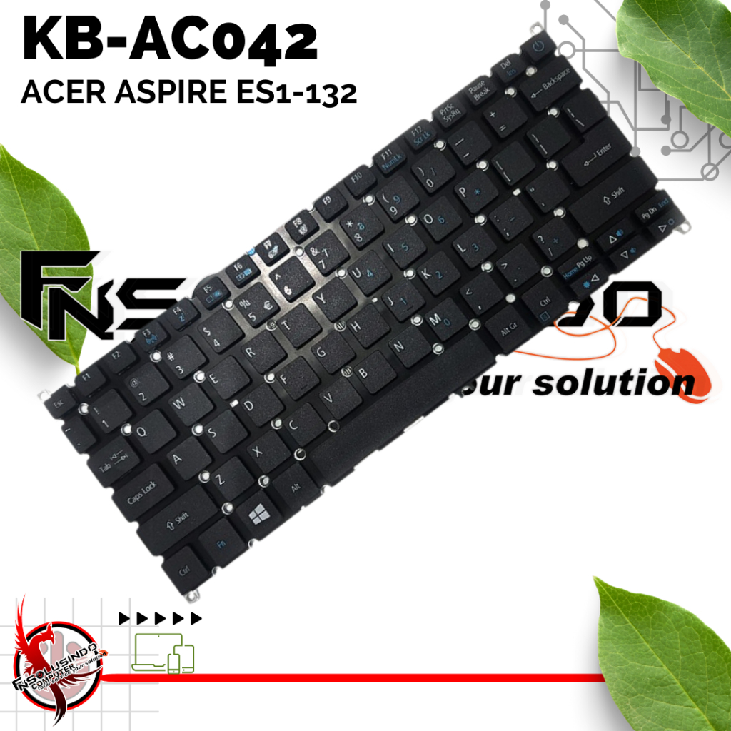 Jual Keyboard ACER Aspire ES1-132 ES1-132-C37M C9N8 Integrated Power ...