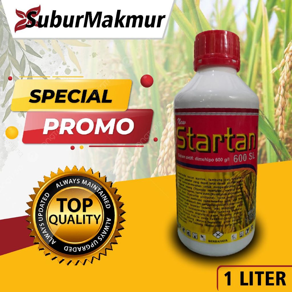 Jual STARTAN 600 SL 1LITER INSEKTISIDA B.A DIMEHIPO 600 SL PEMBASMI ...