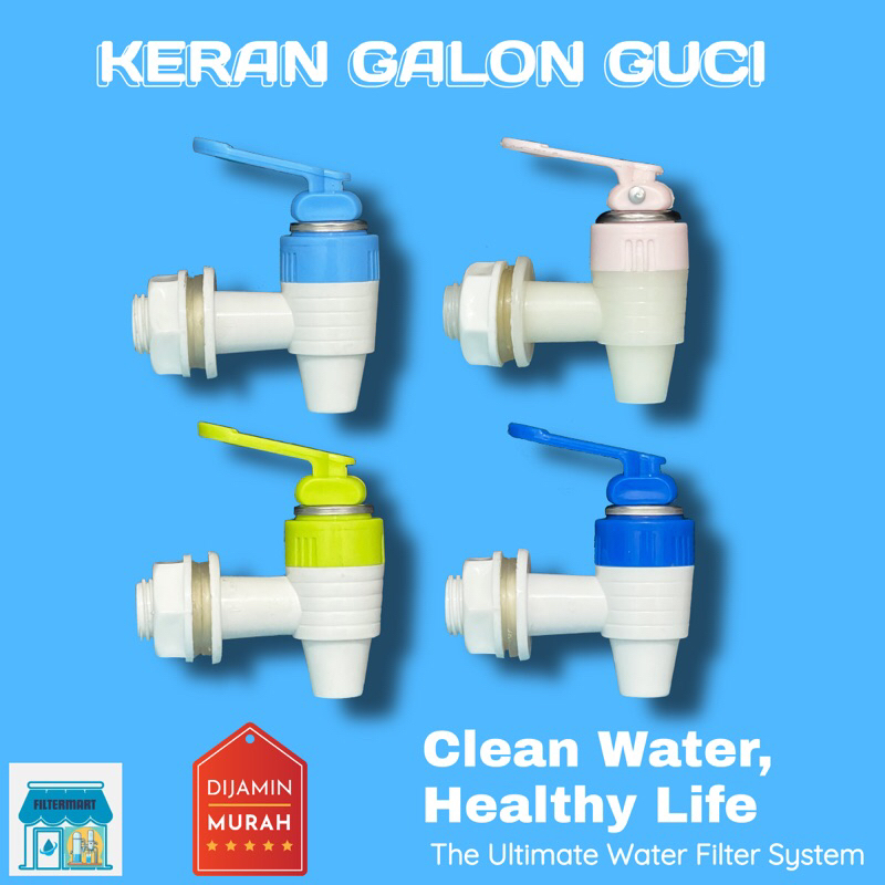 Jual KRAN GALON GUCI PREMIUM PANJANG PENDEK / KERAN GALON DISPENSER ...