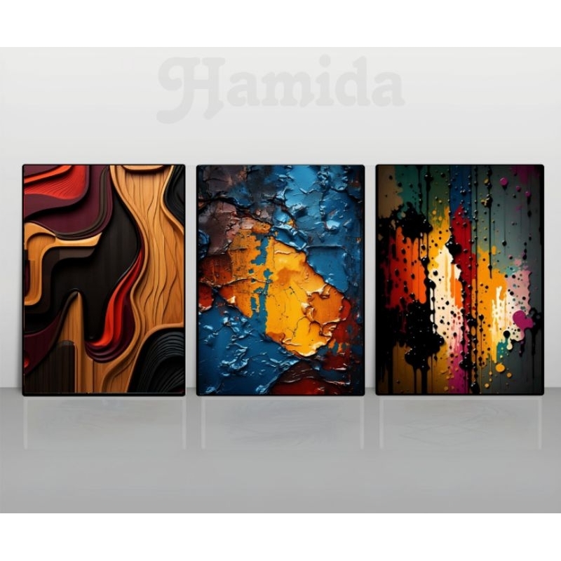 Jual Poster Dinding Abstract Ukuran 47x31 Hiasan Dinding Aesthetic