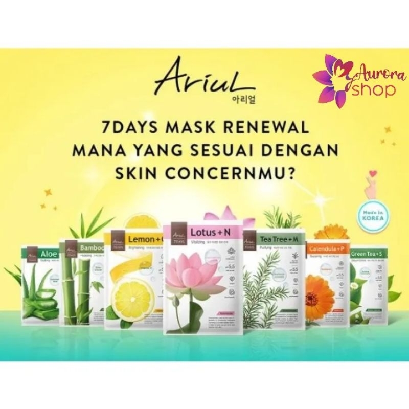 Jual Ariul 7 days mask | Shopee Indonesia